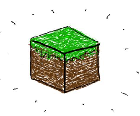 Minecraft Grass Block Drawception
