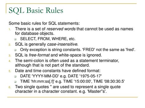 ppt sql part 1 powerpoint presentation free download id 6765132