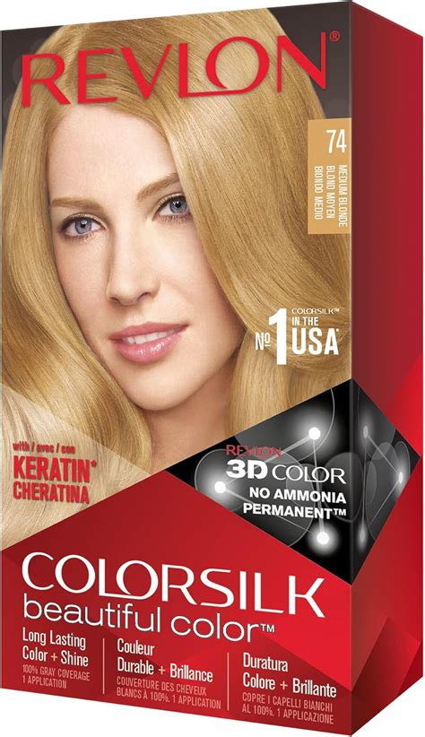 Revlon Colorsilk Haircolor Medium Blonde Amazon Ca Beauty Personal Care
