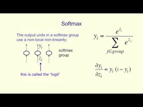 Neural Networks For Machine Learning 3 2 Another Diversion The Softmax Output Function YouTube