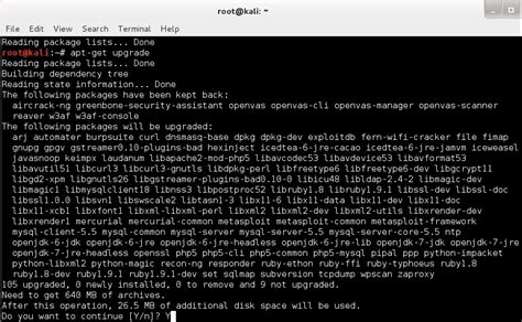 Updating And Upgrading Kali Linux Kali Linux Web Penetration Testing