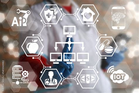 Computer Network Medicine Concept Healthcare Networking Computing