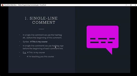 Python Programming Commentslecture 022023 Python Pythonprogramming Youtube