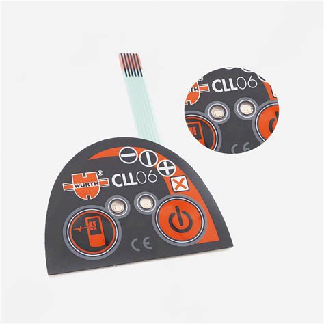 OEM ODM Tactile Membrane Switch Electronic LED Membrane Keypad Irregular Shape