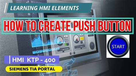 How To Create Push Button On HMI YouTube