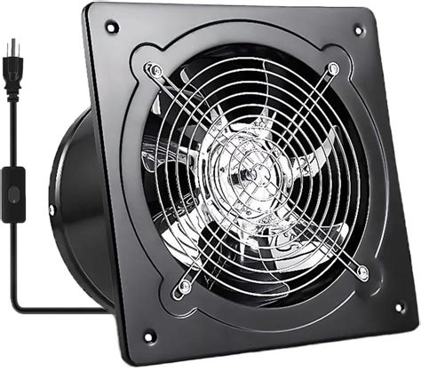 6 Kitchen Exhaust Fan With Switch 382cfm Wall Mount Household