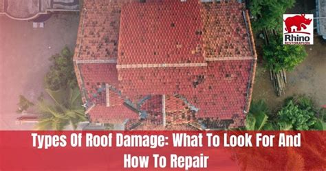Types Of Roof Damage What To Look For And How To Repair Rhino Roofs