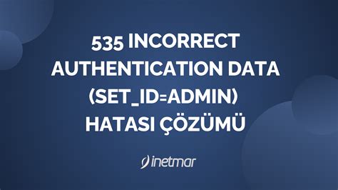 Directadmin 535 Incorrect Authentication Data Setidadmin