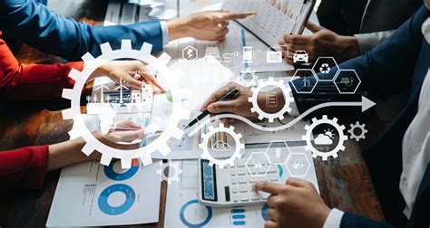 Co2 배출량을 줄이기 위해 가상 현대 스마트 폰을 작업하는 비즈니스 팀 탄소 발자국 지구 온난화를 제한하기 위해 기후 변화 지속 가능한 개발 및 녹색 비즈니스 개념