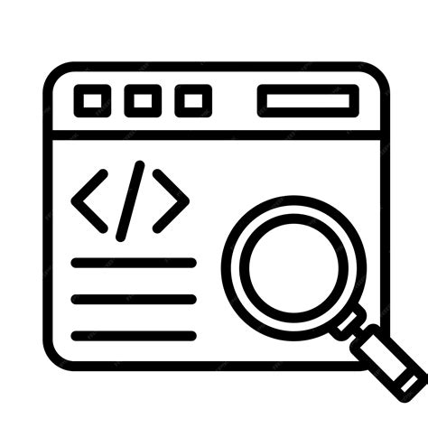 Premium Vector Code Testing Vector Illustration Style