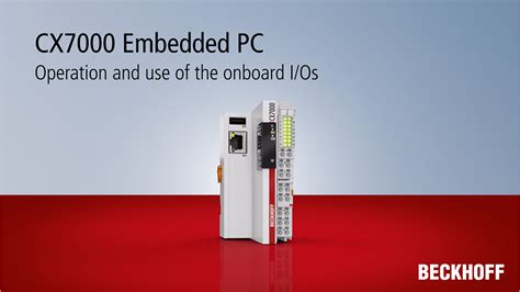 Cx7000 Embedded Pc With Arm® Cortex® M7 And Integrated I Os Beckhoff Usa