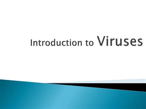 PPT Introduction To Viruses PowerPoint Presentation Free Download ID