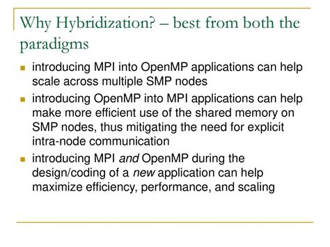 Hybrid Programming With Openmp And Mpi Ppt Download