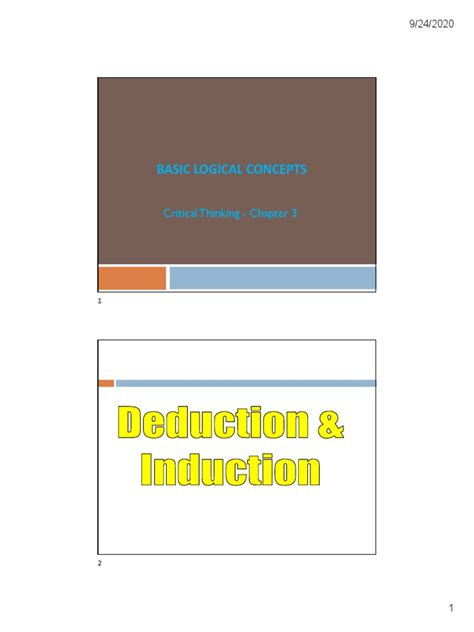 Critical Thinking Chapter 3 Pdf Deductive Reasoning Argument