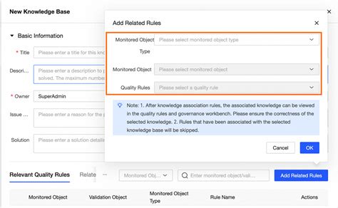 Create And Manage Knowledge Base Dataphin Alibaba Cloud