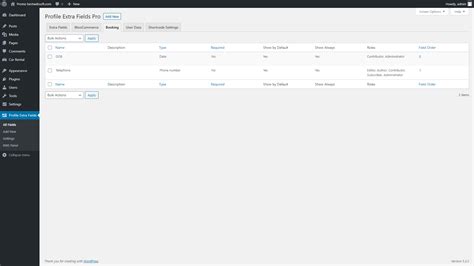 Profile Extra Fields Wordpress User Profile Custom Fields Plugin