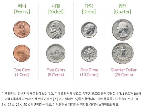 미국 화폐 달러의 종류는 무엇인가요 ㅣ 궁금할 땐 아하
