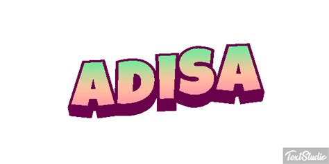 Adisa Name Animated  Logo Designs