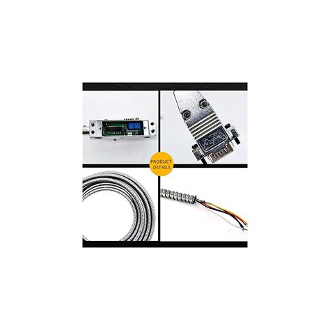 Buy HHXXOVA DRO 3 Axis Digital Readout Kit With 3pcs 0 5 1 5um Precision Linear Glass Scale 50