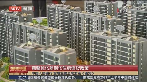 调整优化差别化住房信贷政策北京时间