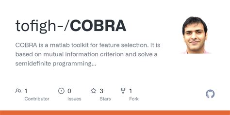 Github Tofigh Cobra Cobra Is A Matlab Toolkit For Feature Selection It Is Based On Mutual