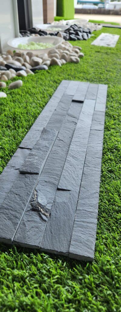 Stone Cladding Brisbane Stacked Stone Wall Cladding Auzzie Turf