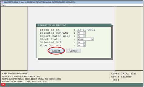 How To Remove Minimum Margin In All Items In Marg Software