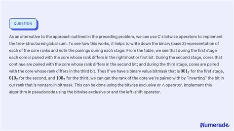 ⏩solvedas An Alternative To The Approach Outlined In The Preceding
