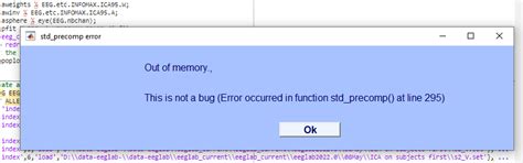 Eeglab Error In Function Stdpreclust Line 270 · Issue 465 · Sccneeglab · Github