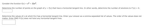 solved consider the function f x x4−32x2 determine the