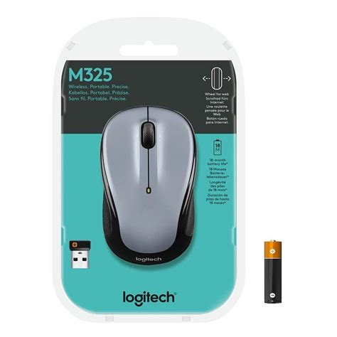 Logitech M325 Wireless Mouse Silver Price In Kuwait Xcite