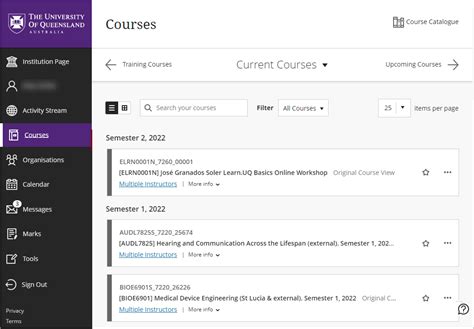 The Learnuq Welcome Page Original Elearning University Of Queensland