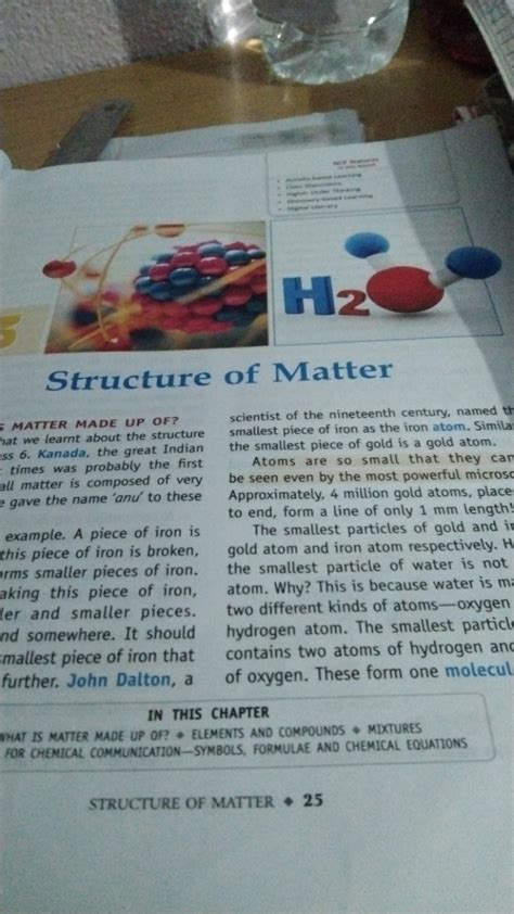 Structure Of Mattermatter Made Up Ofhat We Learnt About The Structure