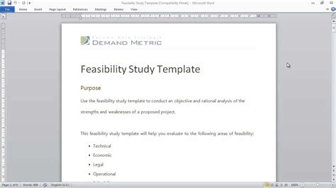 Technical Feasibility Report Template Rebeccachulew Com