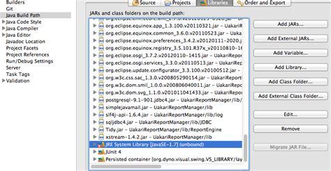 Java Changing Classpath In Eclipse Stack Overflow