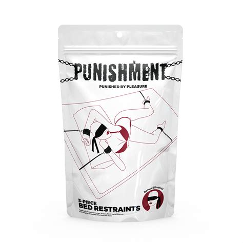 Punishment 5 Piece Bed Restraint Kit Black Bms Enterprises