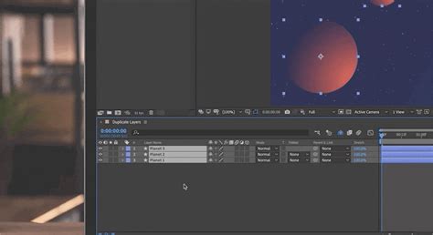 how to duplicate a layer in after effects