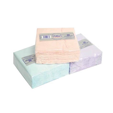 Serviettes Pastel Colours 50pk A5 Cash And Carry