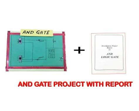 And Logic Gate Physics Investigatory Project With Printed Report At Rs