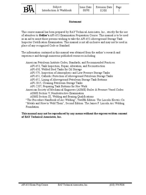 Section 1 Introduction And Workbook Pdf Test Assessment Equations