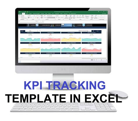 KPI Tracking Template In Excel Dashboard Kpis Excel Etsy