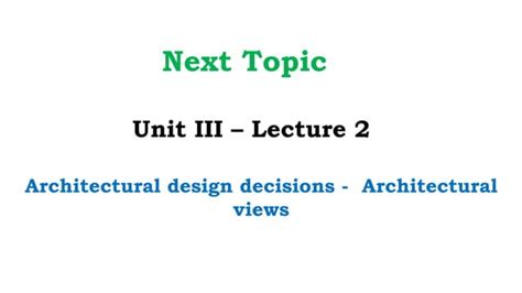 Unit 3 Lecture 1 Context Models Interaction Models Structural Models Behavioral Models