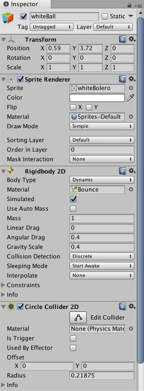 Unity How To Prevent A Ball From Bouncing Only Vertically Game