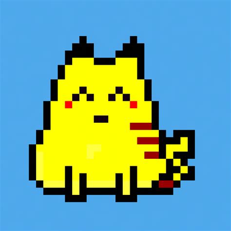 Pikachu Pixel Art