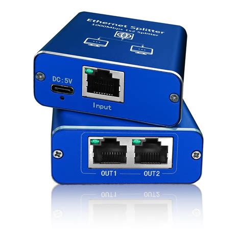 Mua Ethernet Splitter 1 To 2 High Speed 1000mbps Gigabit Ethernet Splitter Lan Splitter Dual