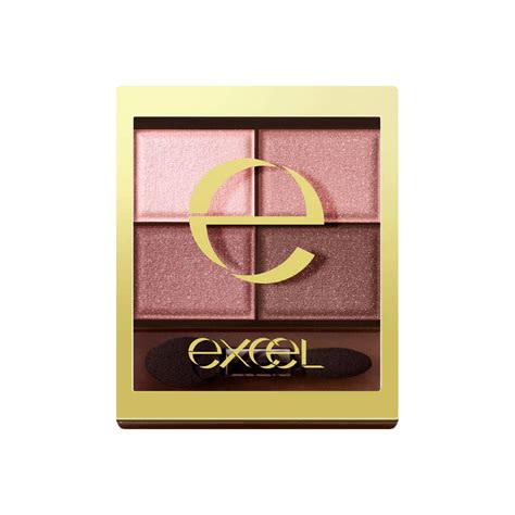 【日本直邮】日本excel 裸色深邃大地色四色眼影盘 Sr10芍药粉棕 43g Cosme大赏受赏 Weee