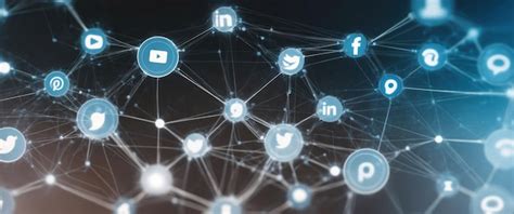 Premium Photo Abstract Representation Of Social Media Connections