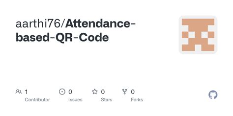 Github Aarthi Attendance Based Qr Code