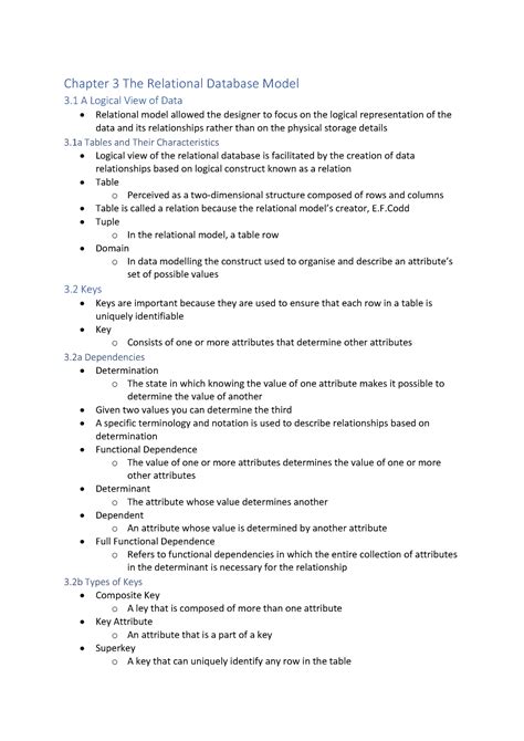 chapter 3 the relational database model 3 the relational database join allows information to
