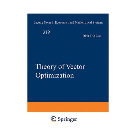 Theory Of Vector Optimization Gebraucht Kaufen